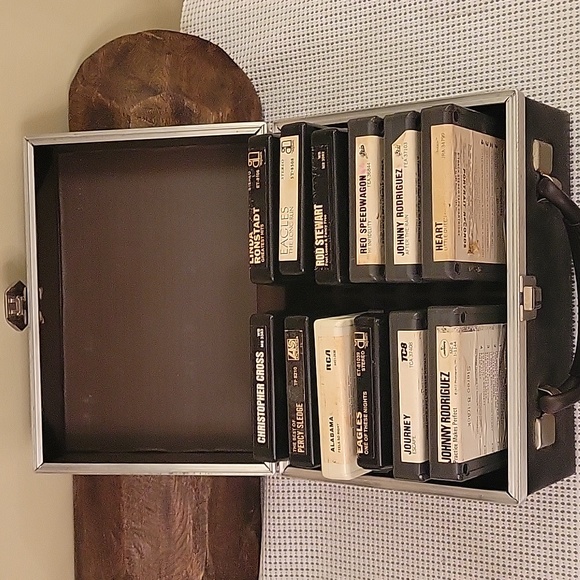 8 Track | Other | Vintage 8 Track Tapes In Case | Poshmark